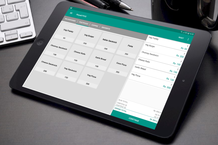 RoyalPOS | Cloud Based Android Point of Sale Application